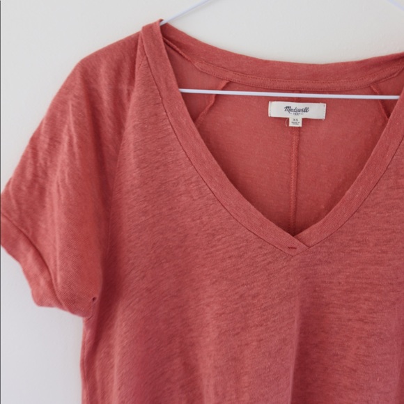 Madewell | Tops | Madewell Coral Tee | Poshmark